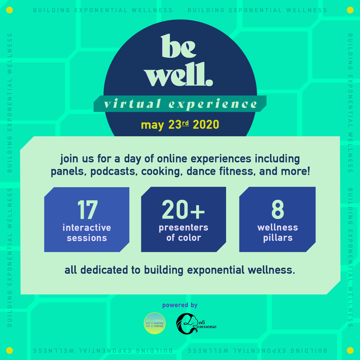 THE EXPERIENCE: #BeWell, Be Transformed – Let's Converse, LLC